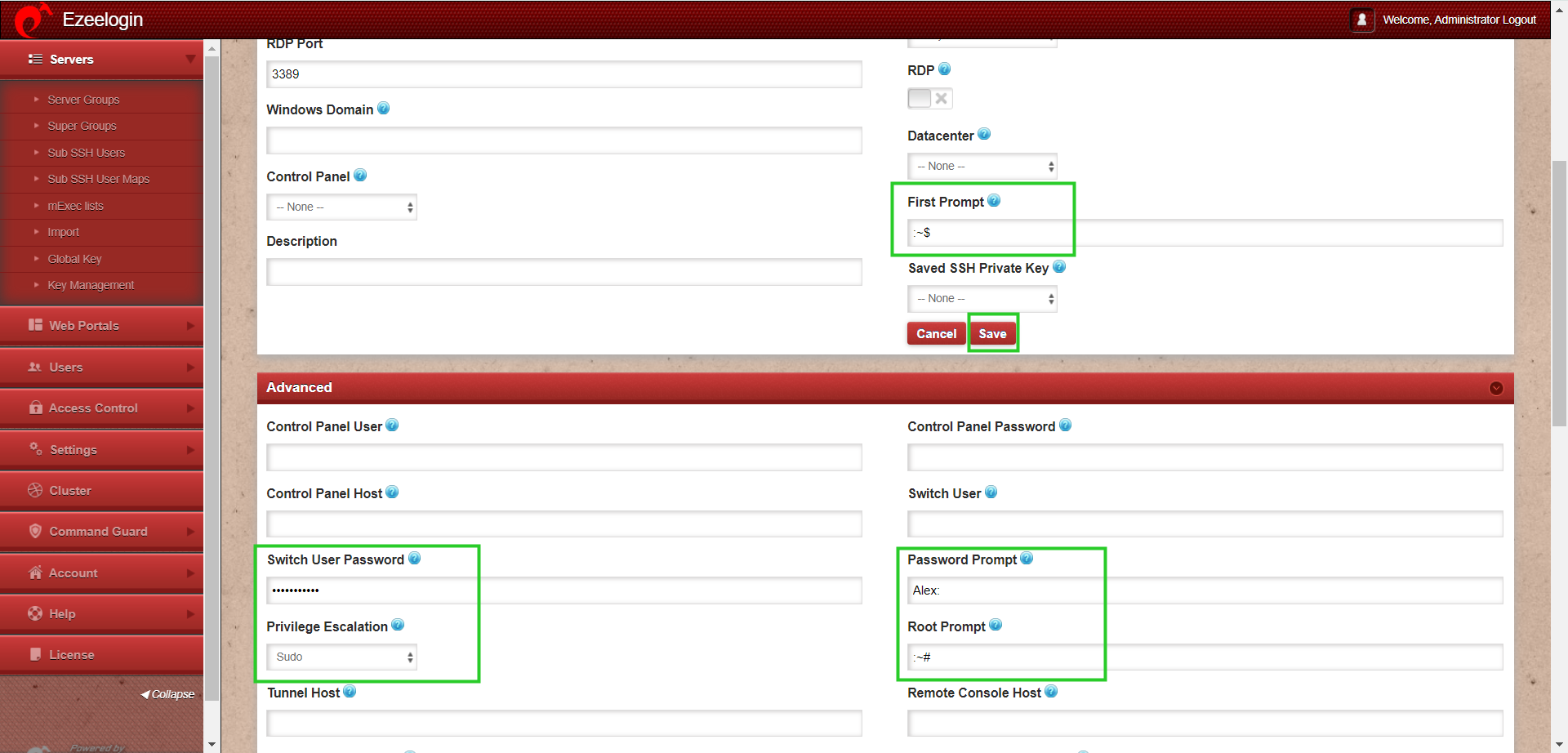 Configure Automatic su or sudo Configure Automatic su or sudo